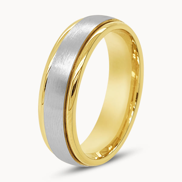 Patterned Mens Wedding Rings – Avita Jewellery